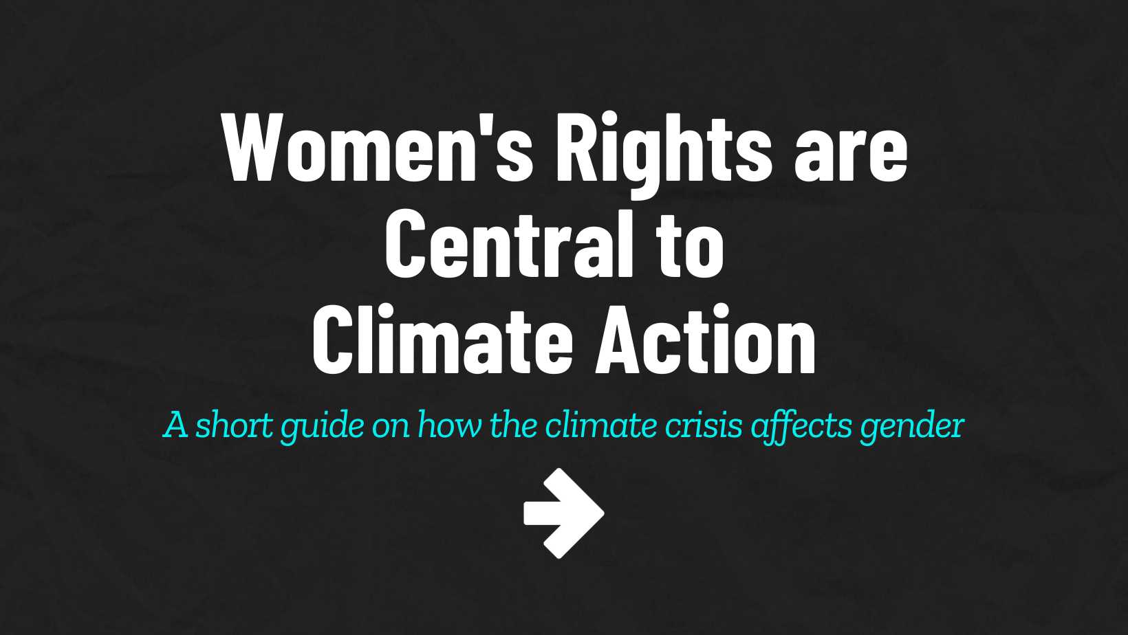 Poster Printable - Women and Climate - Our Climate Our Future